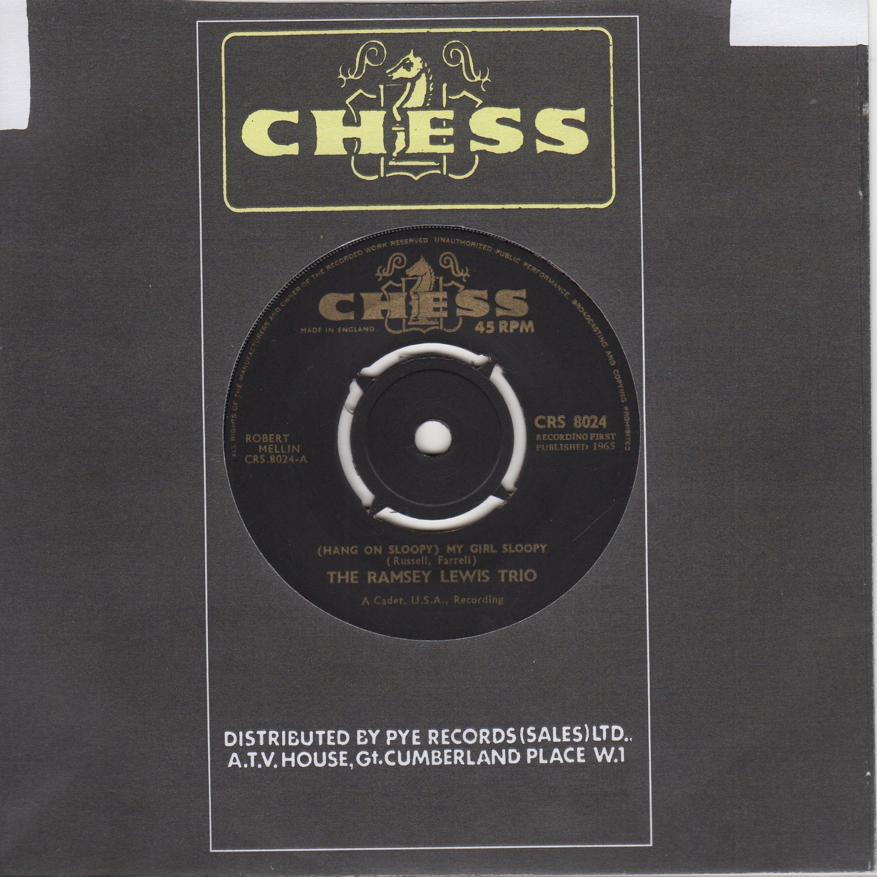 (Hang On Sloopy) My Girl Sloopy / Movin Easy