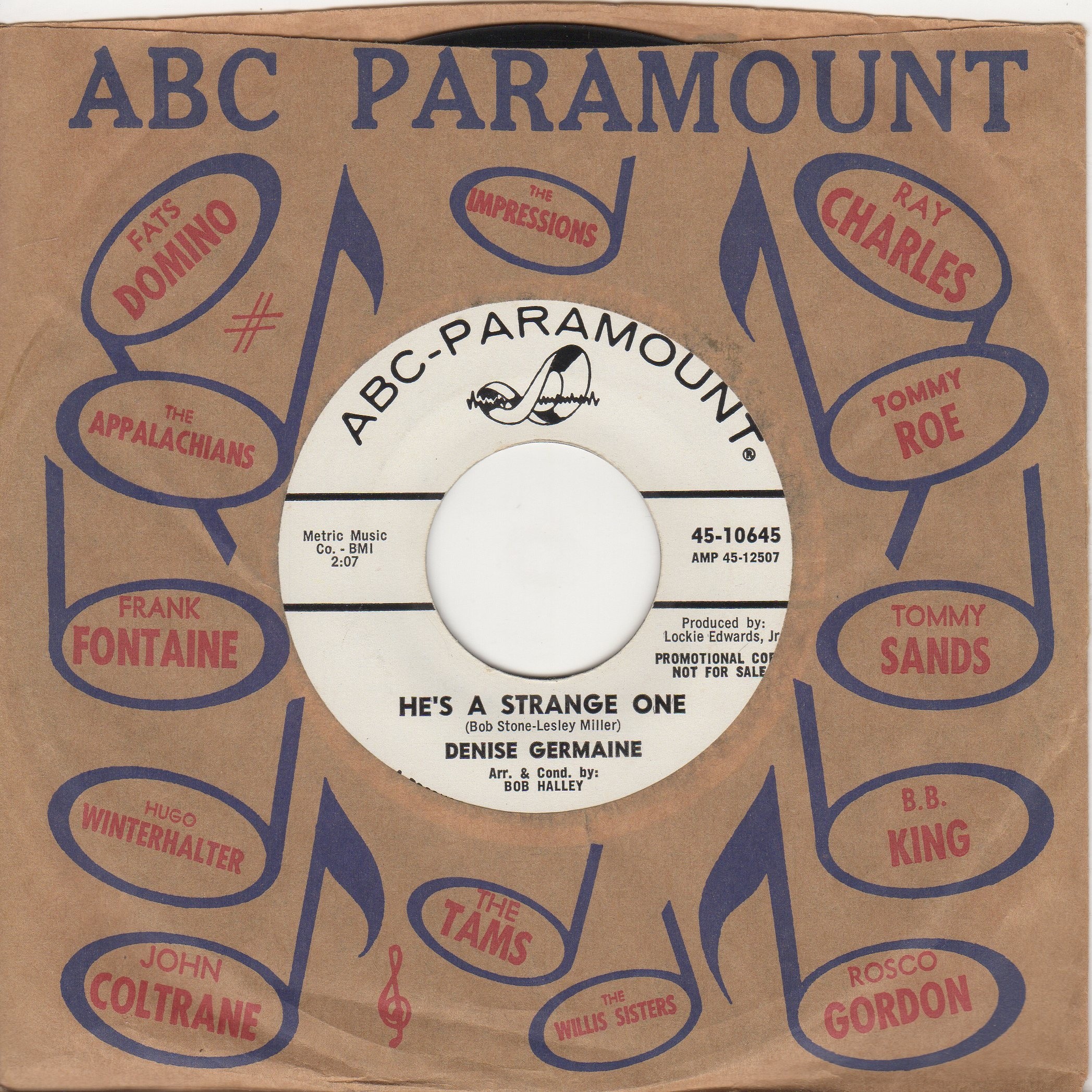 Hes A Strange One / Too-Ra