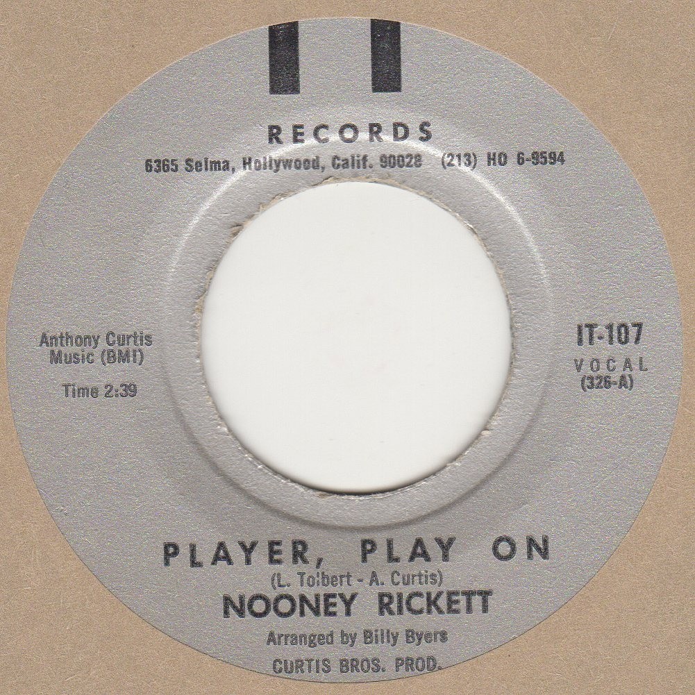 Player, Play On / Tomorrow Is A Brand New Day