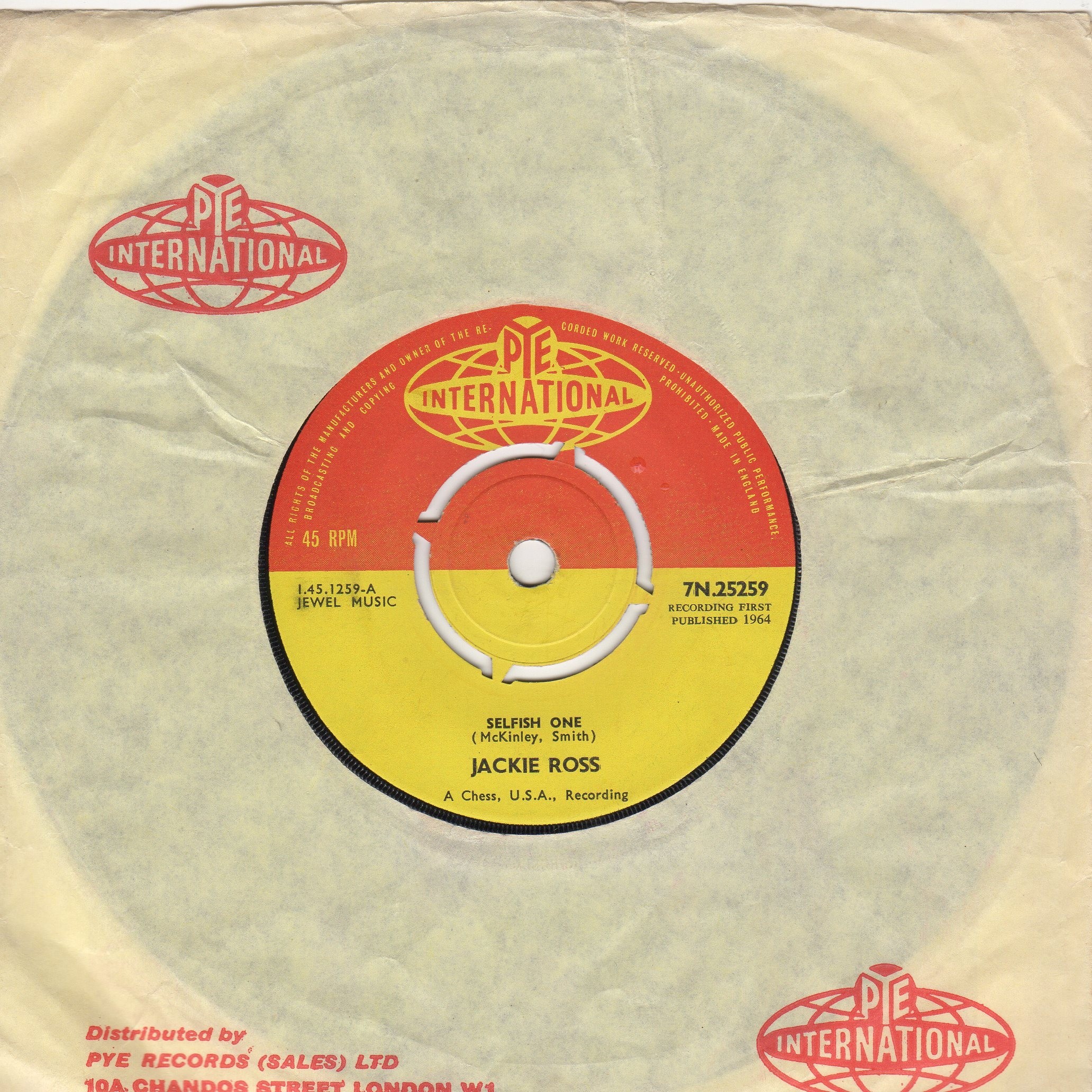 Selfish One / Everything But Love